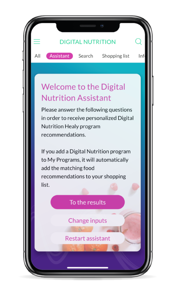 DNA – The Digital Nutrition App – Healy – The Wearable for Health ...